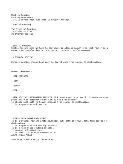 routing and switching pdf routing ip address
