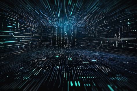 Premium Photo Binary Code Background Digital Abstract Technology