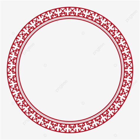 Red Chinese Pattern Border Frame Chinese Border Chinese Chinese