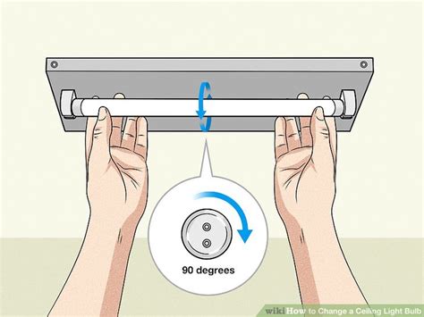 3 Easy Ways To Change A Ceiling Light Bulb WikiHow