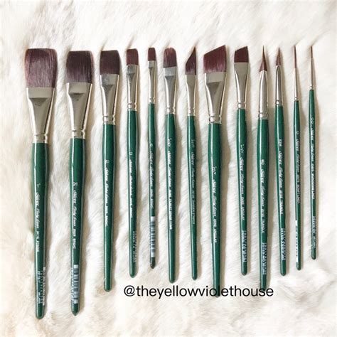 Silver Brush Ruby Satin® Synthetic Brushes Shopee Philippines