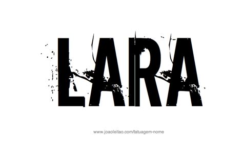 Desenhos De Tatuagem Com O Nome Lara