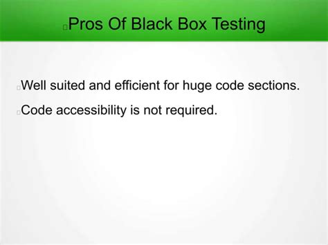 Different Techniques Of Software Testing PPTX