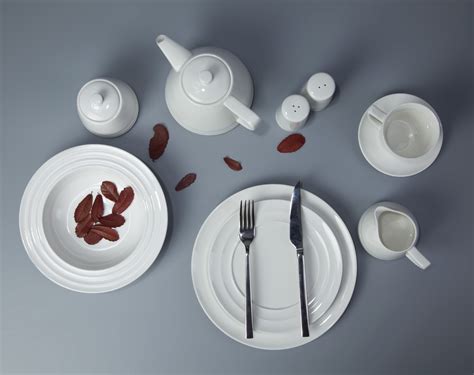 Wholesale Hotel Restaurant Crockery Tableware White Luxury Bone China