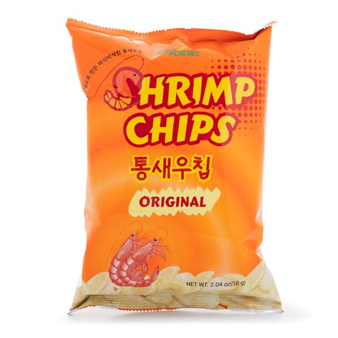 Jayone Shrimp Flavored Chips Original Flavor 56g Weee