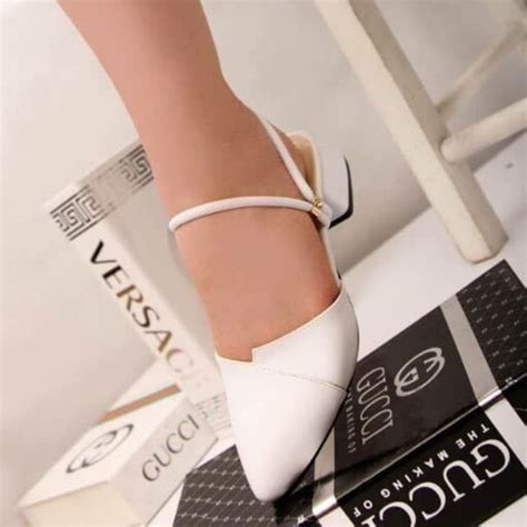 خرید و قیمت کفش مجلسی مدل عروسکی پاشنه 3 سانت زیره دافوس رویه چرم