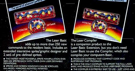 Laser Basic And Laser Compile Adverts From Videogames Magazine In The