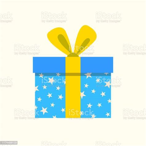 리본과 활 선물 상자 아이콘입니다 크리스마스 또는 생일 축하를위한 선물 패키지 놀라움 파티 인사말 카드를위한 디자인 요소 벡터 그림입니다 가방에 대한 스톡 벡터 아트 및