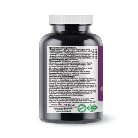 MEMOrax Advanced 4 0 60 Vcaps Davidhealthfood