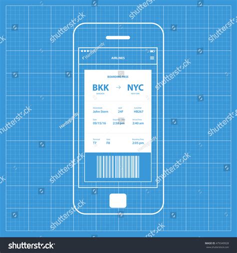 Mobile App Single Screen Ui Kit Stock Vector Royalty Free Shutterstock