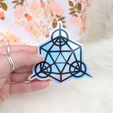 Rogue Class Sticker Ttrpg Rogue Symbol With A D20 And Daggers