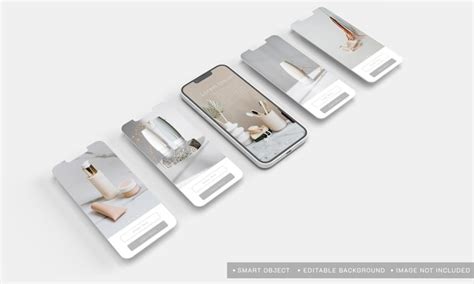 모바일 앱 Ui 화면 목업 프리미엄 Psd 파일