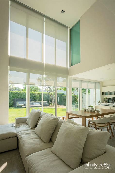 Modern Style ม่านม้วน ผ้าม่าน Vive รัตนาธิเบศร์ ราชพฤกษ์ Infinity