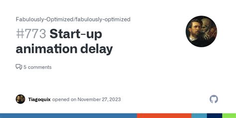 Start Up Animation Delay · Issue 773 · Fabulously Optimizedfabulously