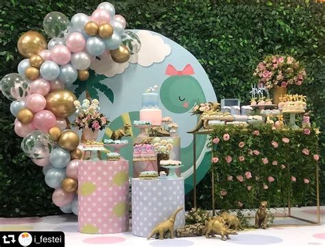 Pink Dinosaur Party Decorations And Ideas