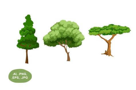 Tree Graphic By Salfiart · Creative Fabrica Watercolor Background
