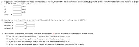 The Computer Solution Is Shown Below Optimal