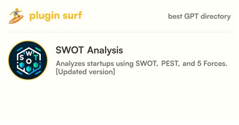 Swot Analysis Gpt Information Latest Updates And Reviews 2024