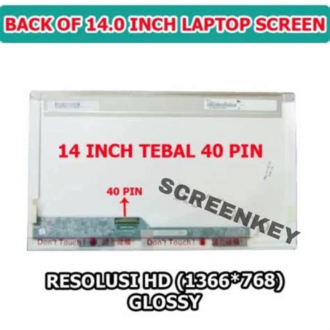 Jual Lcd Led Layar Laptop Inch Pin Tebal Shopee Indonesia