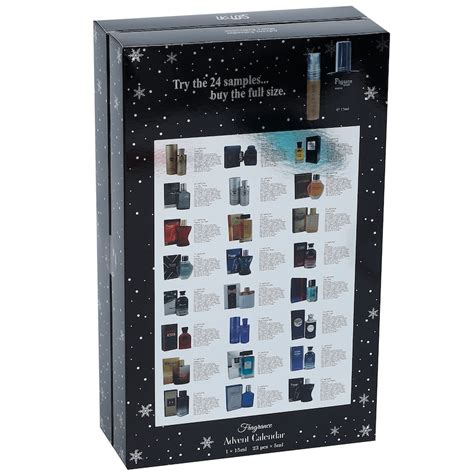 Perfume Christmas Advent Calendar For Men Black By Saffron Etsy