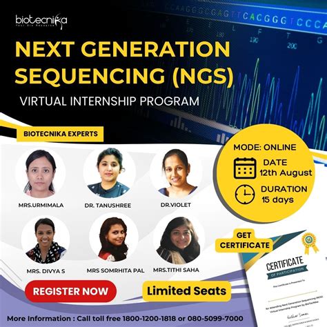 Next Generation Sequencing Ngs Virtual Internship Program — Biotecnika Store