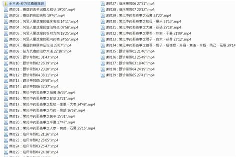 王三虎教授經方抗癌講習班52集 進階班39集課程共91集高清完整視頻 經方抗癌音訊電子檔講義全集 Yahoo奇摩拍賣