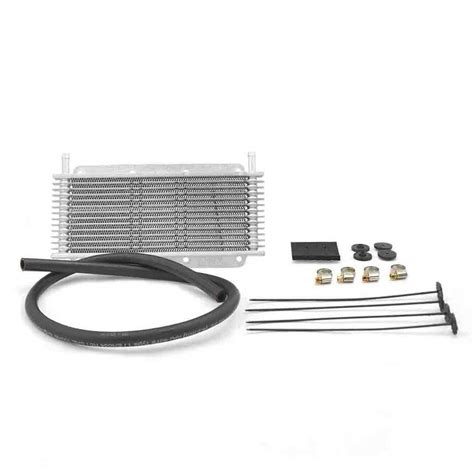 Universal Trans Oil Cooler Kit 280 X 110 X 19mm 3 8 Hose Barb