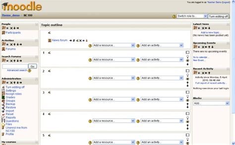Create Your Own Course Moodledocs
