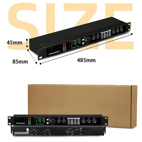 Professional Audio Processor Equalizer Digital Reverb Multi Effect Dsp