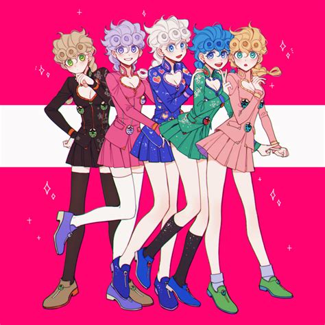 The Big Imageboard Tbib 5girls Alternate Color Alternate Hair Color