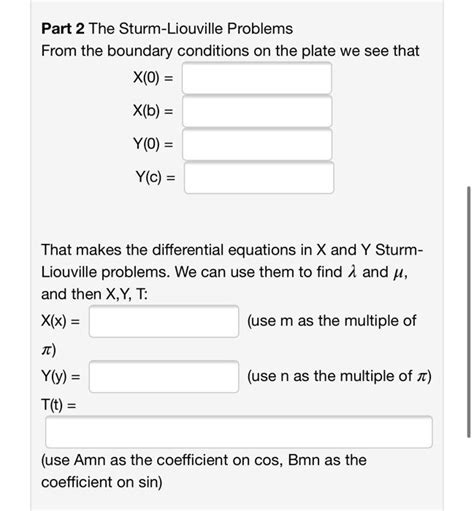 solved part 1 separating the variables we try for a