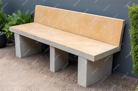 Premium Photo Diy Concrete Bench Seating