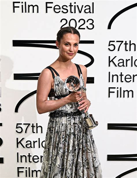 Alicia Vikander Wore Louis Vuitton To The Firebrand Karlovy Vary Film