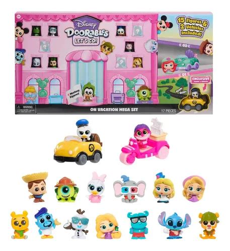 Disney Mega Set Doorable Figures Lets Go On Vacation Mercadolivre