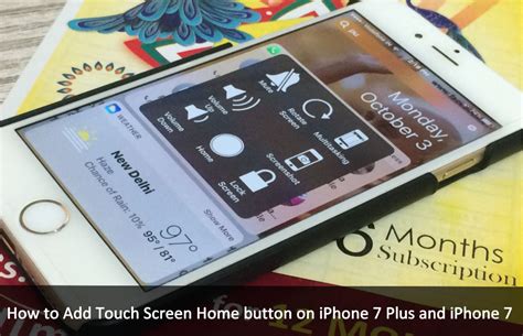 add touch screen home button on iphone x iphone 8 plus iphone 7