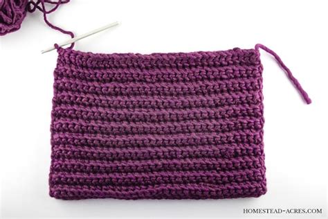 Free Crochet Ribbed Hat Pattern Homestead Acres