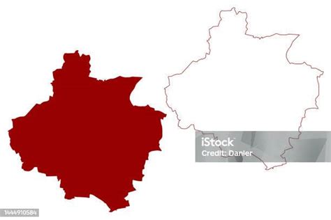 더비 시티 및 단일 권한 영역 지도 벡터 일러스트 낙서 스케치 지도 0명에 대한 스톡 벡터 아트 및 기타 이미지 Istock