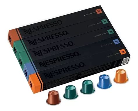 Nespresso 50 Cápsulas De Café Lungos Pack 50 Caps Parcelamento sem