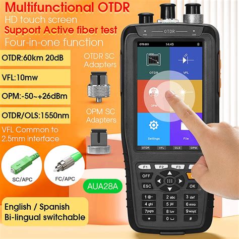 Upgrade Aua28au Simple Otdr Optical Time Domain Reflectometer Fiber