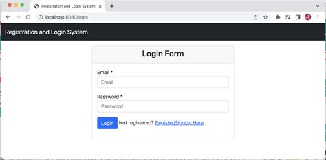 Spring Boot User Registration And Login Example Tutorial