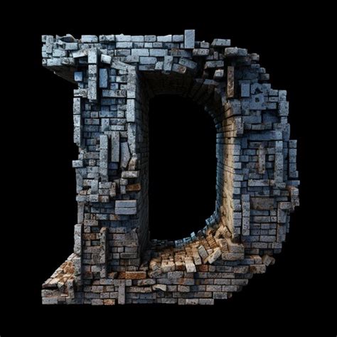 Premium AI Image A Close Up Of A Brick Wall With A Hole In It