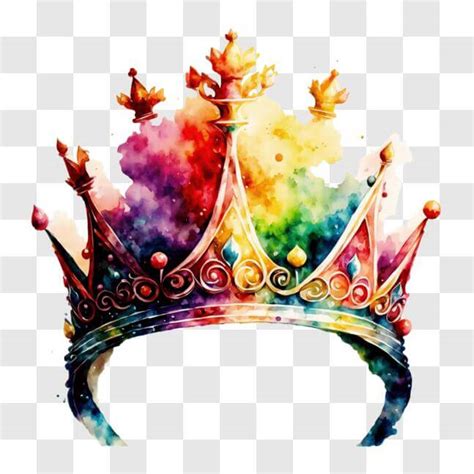 Descarga Corona de Arcoíris Colorida PNGs En Línea Creative Fabrica