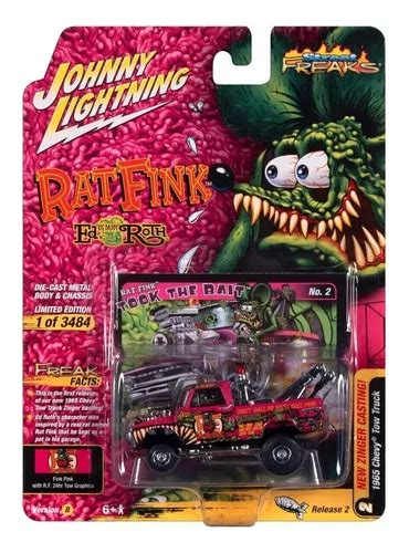 Johnny Lightning Zinger 1965 Chevy Tow Truck Rat Fink Street Envío Gratis