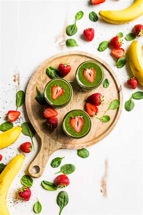 Strawberry Banana Green Smoothie Get Inspired Everyday