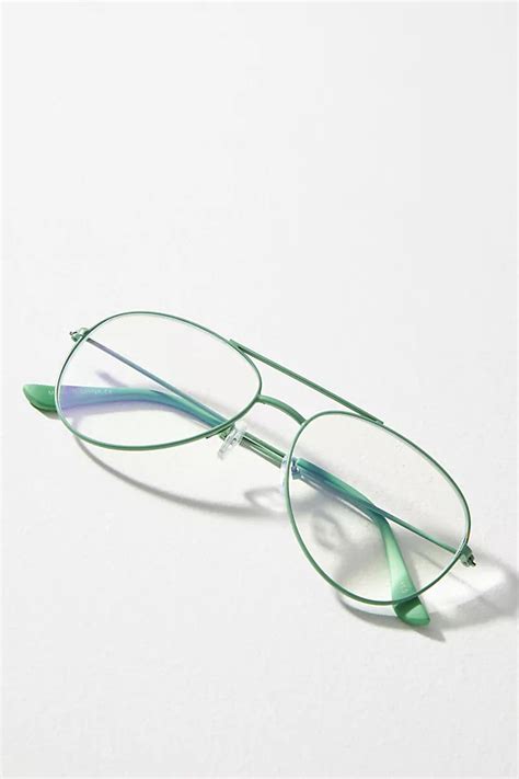 Matte Wire Aviator Glasses Anthropologie