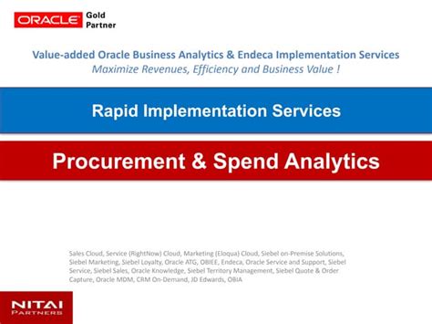 Procurement And Spend Analytics Pdf