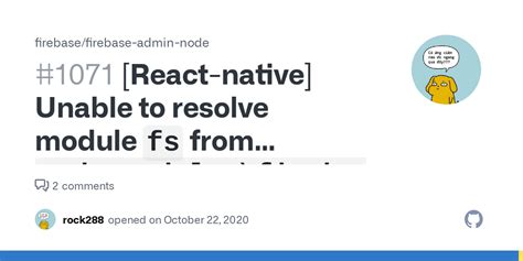 React Native Unable To Resolve Module `fs` From `nodemodulesfirebase Adminlibfirebase
