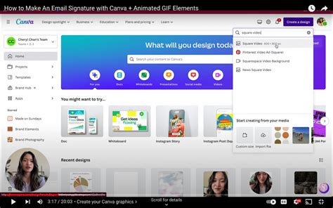 How To Create An Animated Email Signature Using Canva