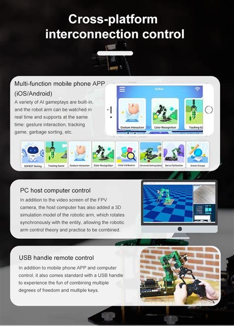 Ai Robotic Arm With Open Source Programming And Ros Robot System Hy