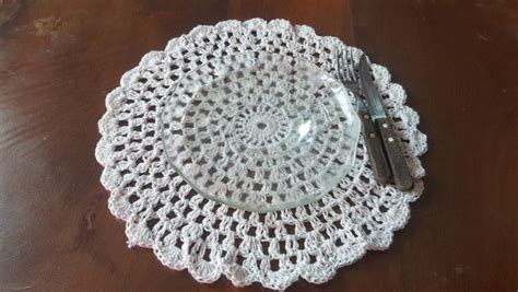 Plato Sitio Crochet MercadoLibre